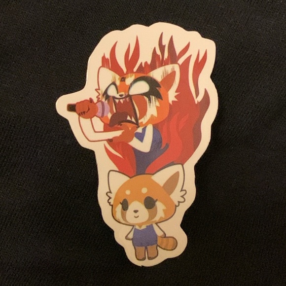 Accessories | 1 In Bundle Aggretsuko Sticker | Poshmark